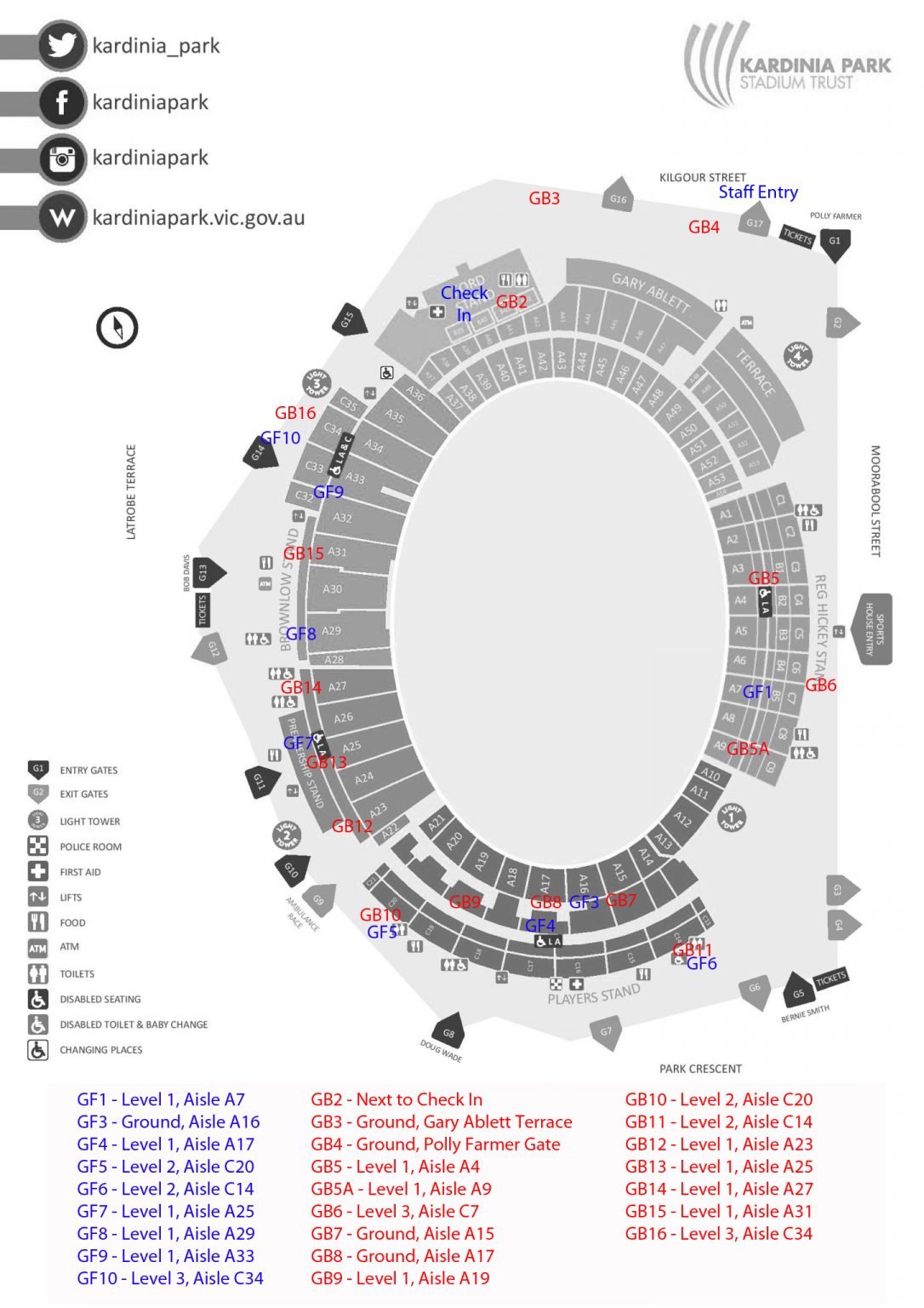 GMHBA Stadium - Kardina Park Geelong - Hotelstaff